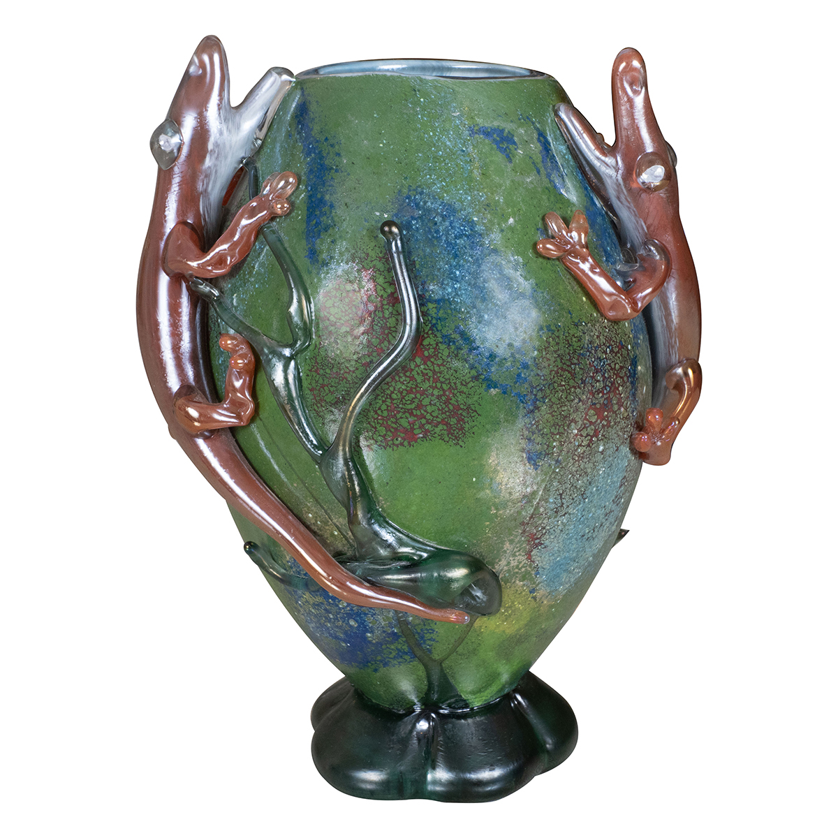 Murano glass "Lizard" vase | Vases | John Salibello