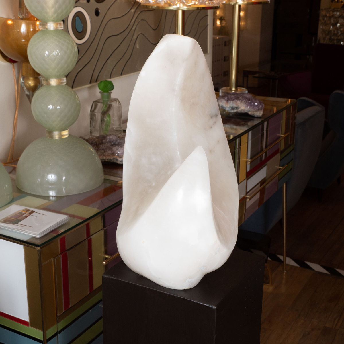 Abstract modern marble sculpture | Sculptures | John Salibello