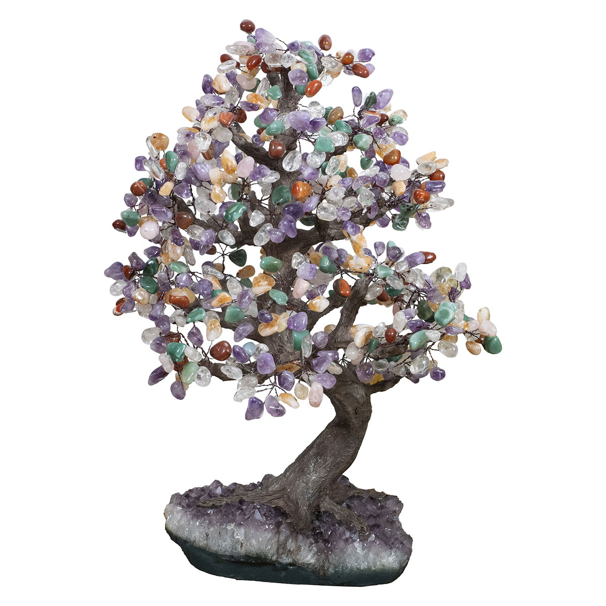 Large semi precious stone tree sculpture | Sculptures | John Salibello