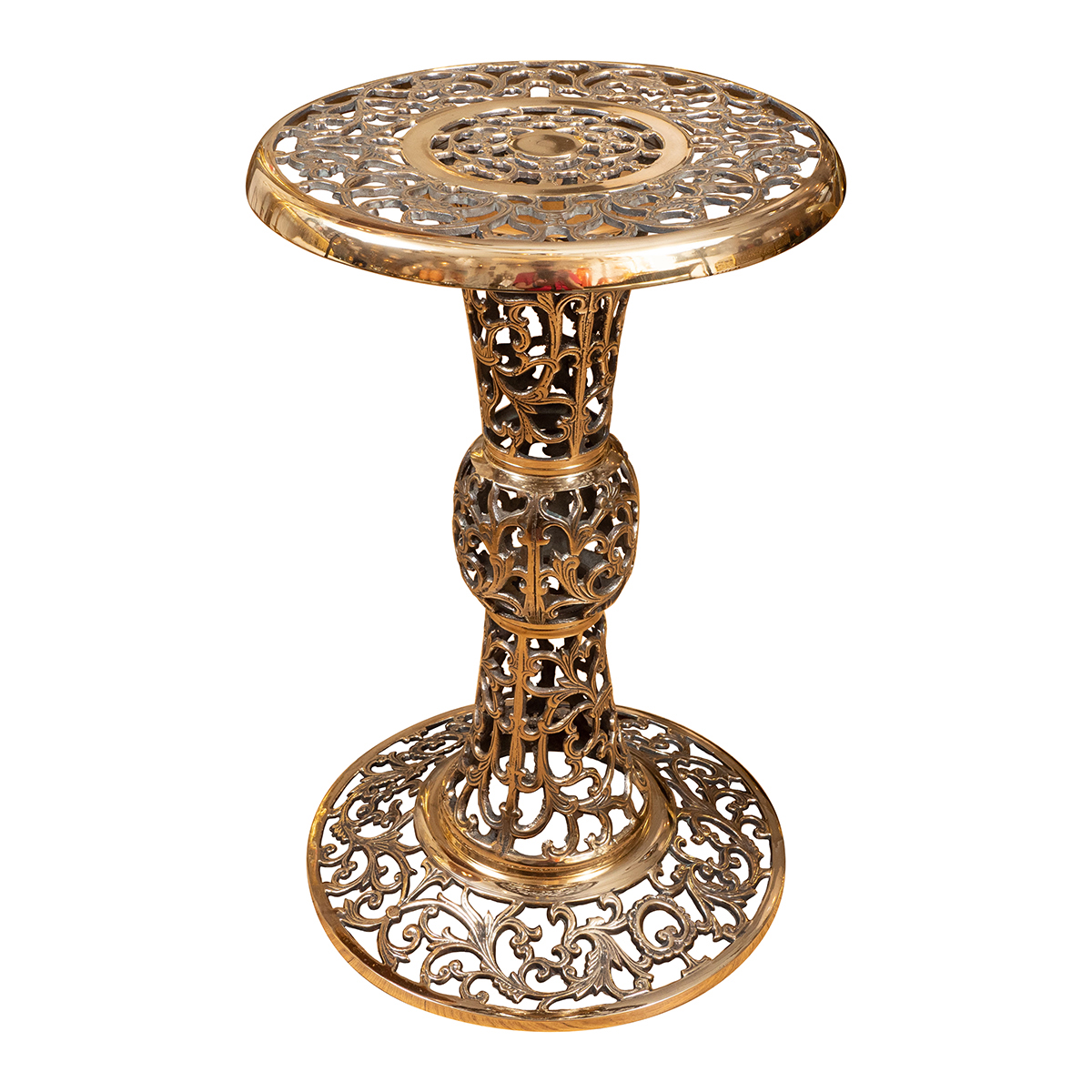 Pair of ornate brass filigree side table | Side & End Tables | John ...
