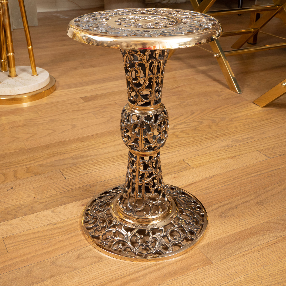 Pair of ornate brass filigree side table | Side & End Tables | John ...