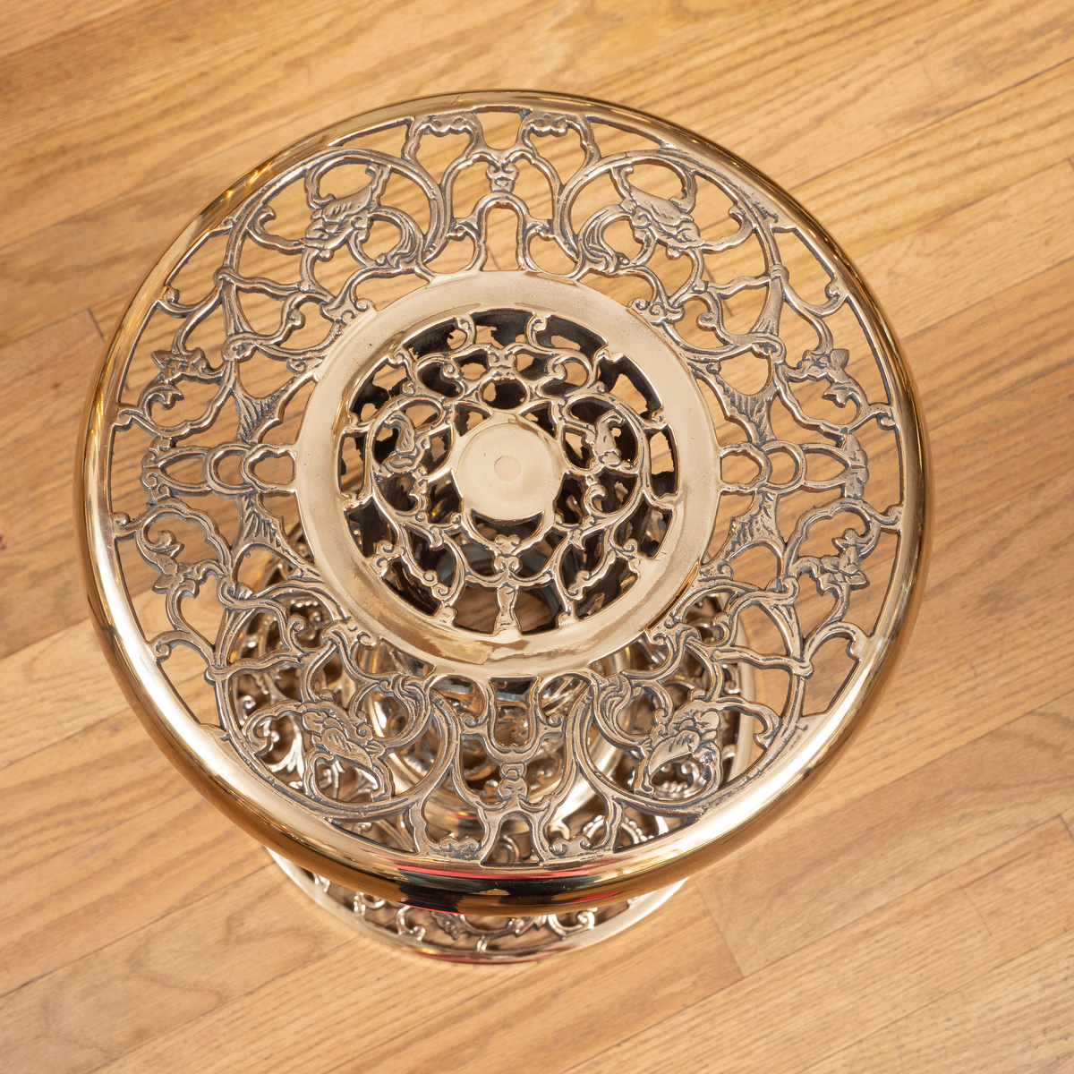 Pair of ornate brass filigree side table | Side & End Tables | John ...
