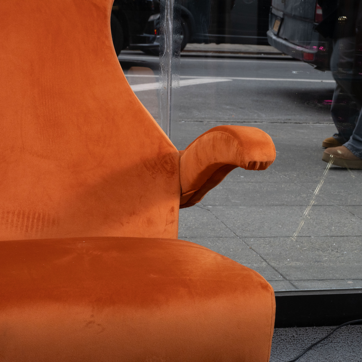 Pair of unusual highback armchairs | Chairs | John Salibello