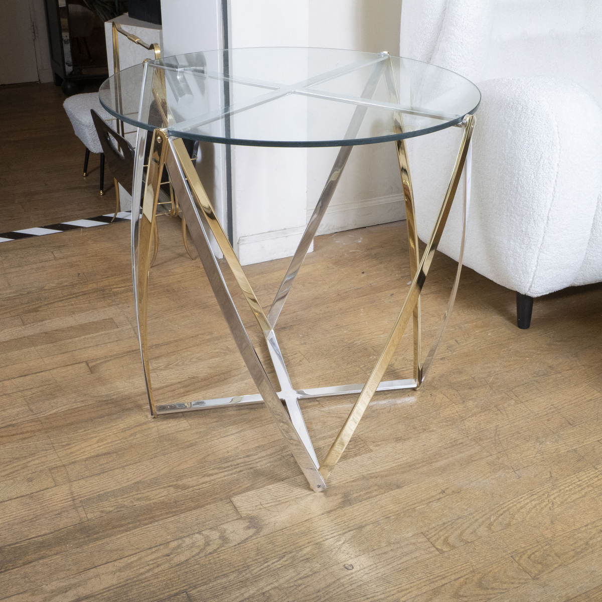 Circular two tone side table | Side & End Tables | John Salibello