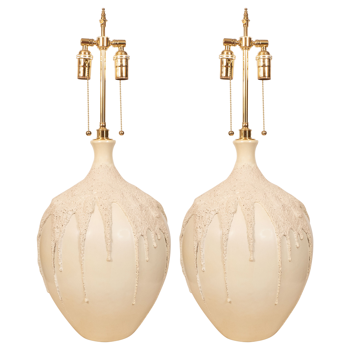 Pair of resin table lamps | Table Lamps | John Salibello