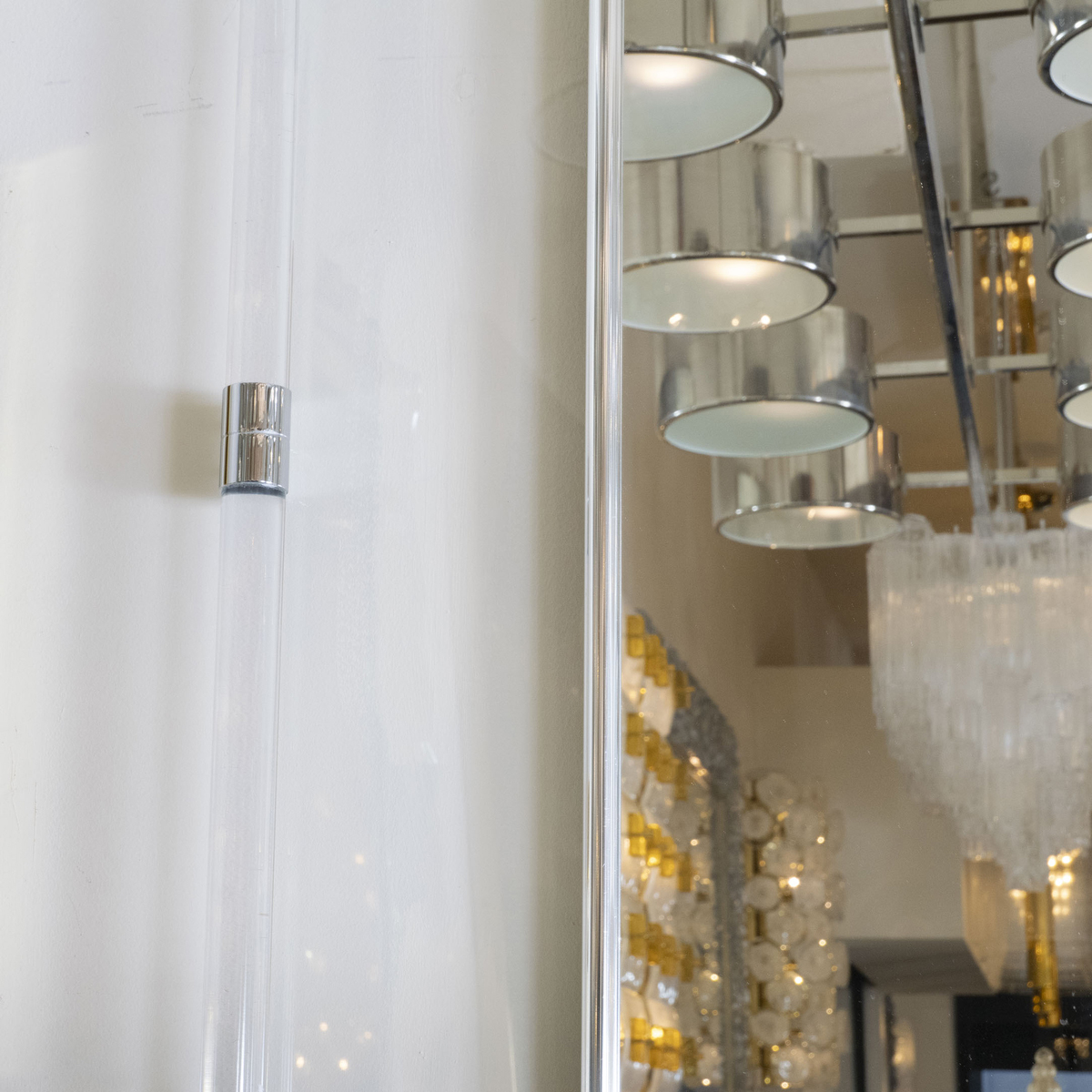 Rectangular Lucite surround mirror | Mirrors | John Salibello