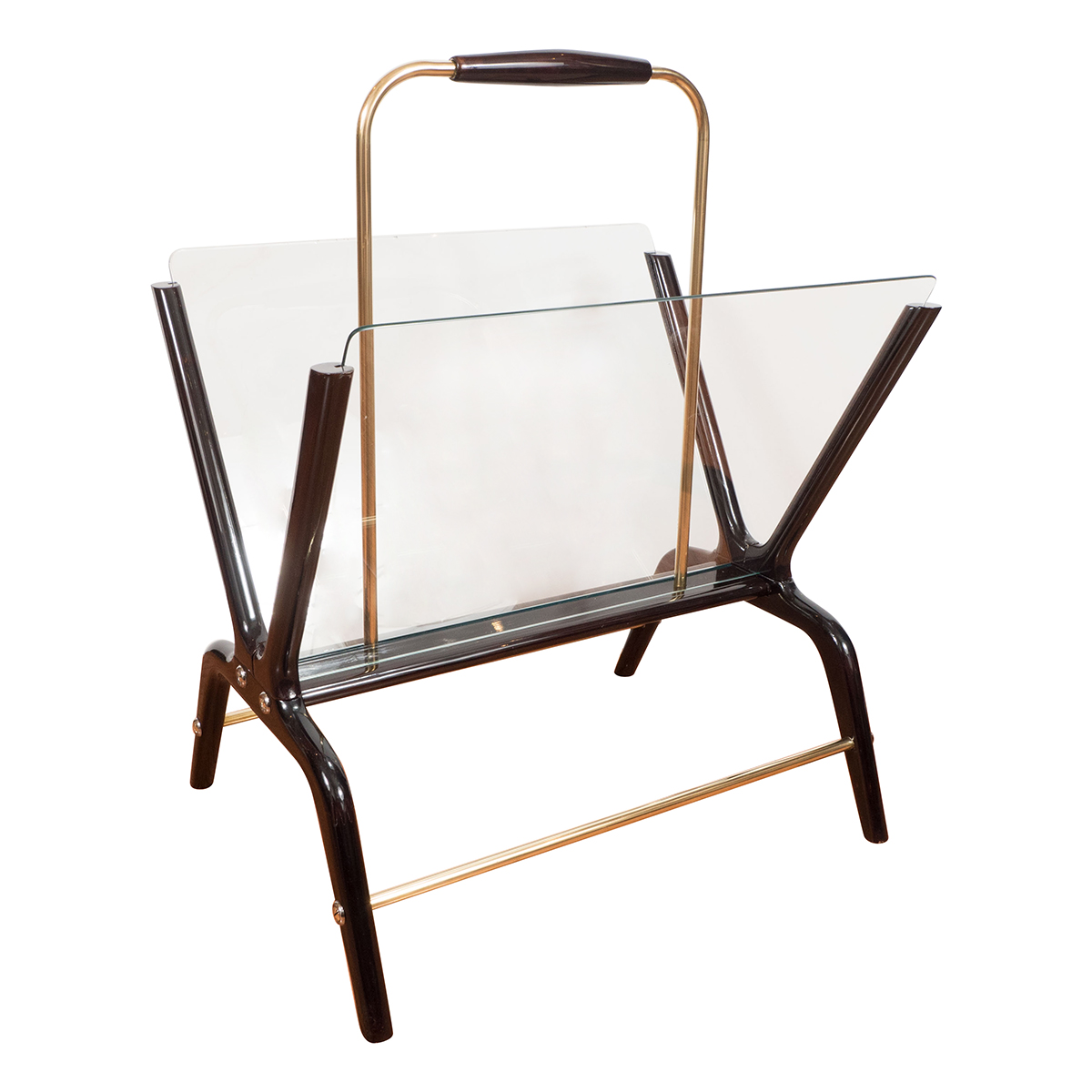 Lacquered wood magazine rack | Magazine Racks | John Salibello