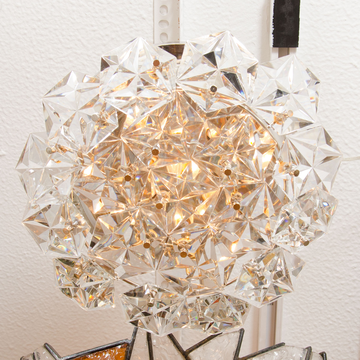 Hexagonal crystal element flush mount | Flush Mounts | John Salibello