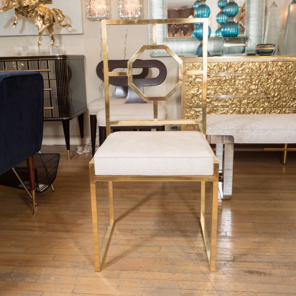 Decorative brass chair | Chairs | John Salibello
