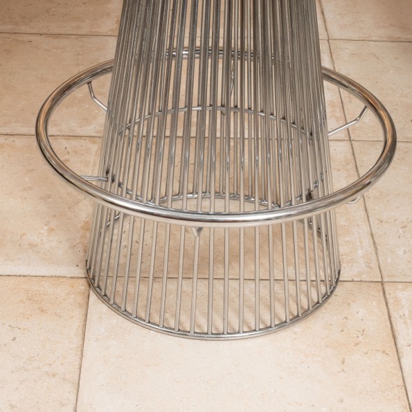 Stainless steel wire bar stool | Stools | John Salibello